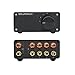 Amazon.com: SOLUPEAK RCA Switch Stereo 4 in 1 Out Audio Signal Source ...