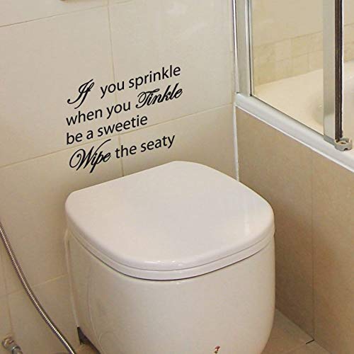 LYOMAN® If You Sprinkle When You Finkle Be A Sweeie Wipe The Seaty Wall ...