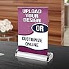 Amazon.com : Nocntcro A4 Mini Retractable Roll Up Banner stand - Custom ...