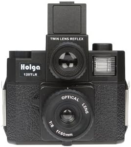 Amazon.com : Holga 120TLR TWIN LENS REFLEX 120 W/COLOR FLASH - BLACK ...