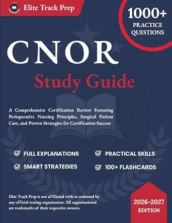 CNOR STUDY GUIDE 2026–2027: A Comprehensive Certification Review ...