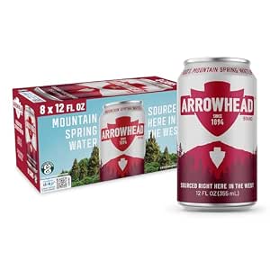 Amazon.com: Arrowhead Mountain Spring Water, 8 Pack - Still - 12 Fl Oz ...