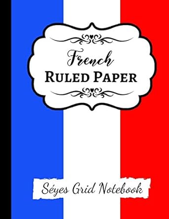 French Ruled Paper: Seyes Grid / Grand Carreaux / A4 Notebook / Journal ...