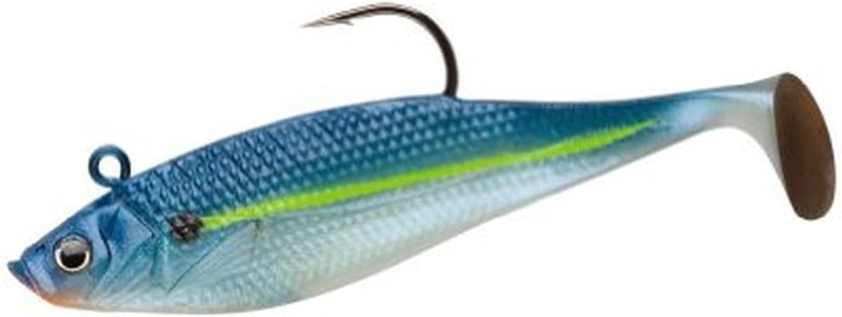 Amazon.com: Storm WildEye Swim Shad 03 Blue Steel Shad