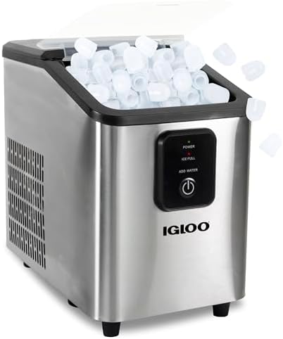 Amazon.com: Igloo Portable Ice Maker with Scoop - Countertop Ice Maker ...