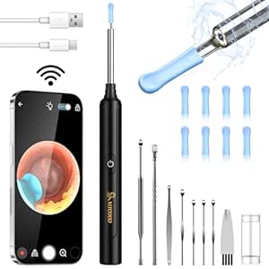 Buy VITCOCO Ear Wax Removal Kit Ear Camera 1296P High-Definition Earwax ...