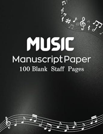 Music Manuscript Notebook 7 Staves: Blank Sheet Music Paper for ...