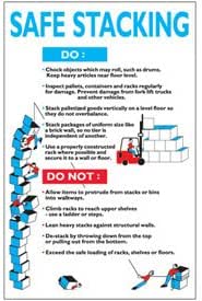 Amazon.com: Safe Stacking Workplace Wallchart : Everything Else