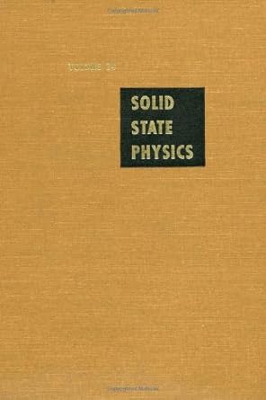 Amazon.com: Solid State Physics: Advances in Research and Applications, Vol. 24: 9780126077247 ...