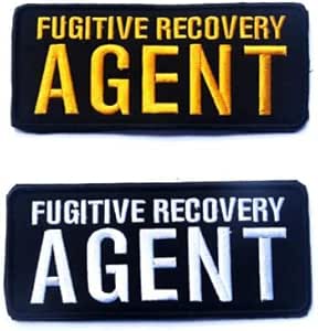 Amazon.com: 2pcs Fugitive Recovery Agent Embroidery Patch Backer for ...