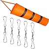 Amazon.com: Blulu Windsock Dual Swivel Clip Kit 1 Pcs Airport Wind Sock ...