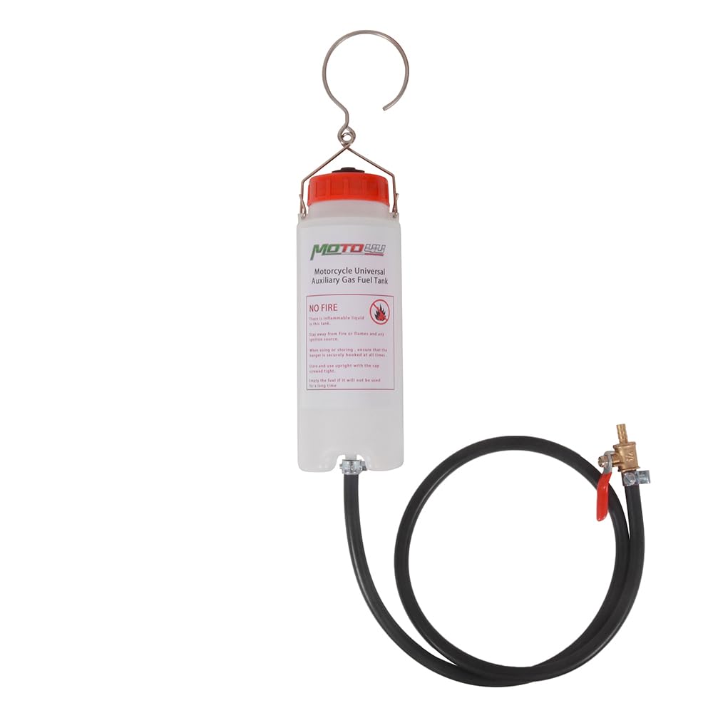 2L Motorcycle Tank Motorcycle Auxiliary Fuel Tank Kit - 2L Portable Gas ...