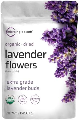 Amazon.com : Lavender Tea 1LB (16Oz) 100% Certified Organic| Lavender ...