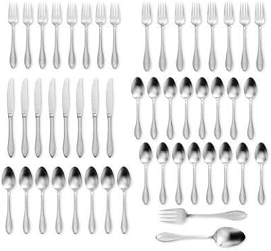 Amazon.com | Oneida Jackson 50-Piece Flatware Set: Serving Sets