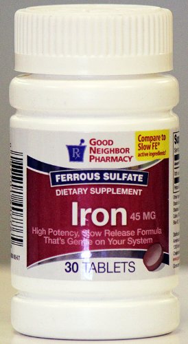 Amazon.com: GNP Iron 45 mg (30 tablets) : Health & Household