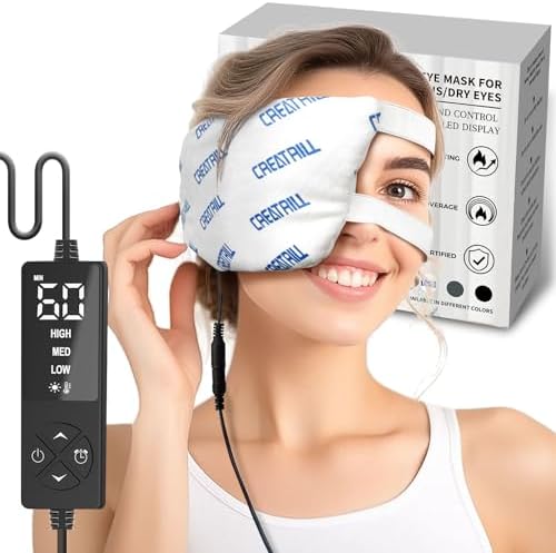 Amazon.com: sticro Moist Heat Stye Eye Compress Heating Pad for Single ...