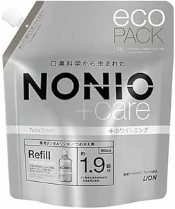 Amazon.co.jp: ライオン NONIOマウスウォッシュ プラスホワイト詰替 950ml : ドラッグストア