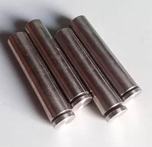 SS Glass Spacer Stud Length - 10.5cm (4 Pcs) Thickness - 24mm : Amazon ...