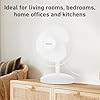 Amazon.com: Holmes 12 Inch Oscillating Table Fan 3 Speeds 75 Degree ...