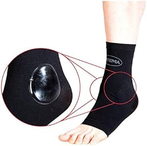 Amazon.com : Ortema X-Foot Ankle Lace Bite Sleeve - Skate Sock with Gel ...