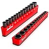 Amazon.com: 2-Piece 1/4"-Drive Metric Magnetic Socket Organizer Set ...
