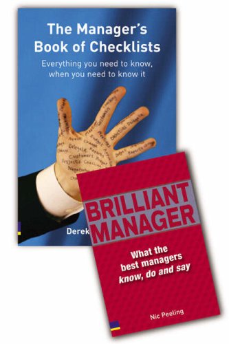 『Brilliant Manager/ Managers Book of Checklists.』｜感想・レビュー - 読書メーター