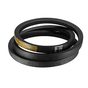 uxcell B56 Drive V-Belt Girth 56-inch Industrial Power Rubber ...