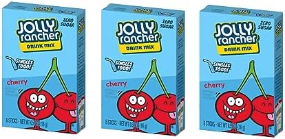 Amazon.com : Jolly Rancher Singles-To-Go Sugar Free Drink Mix, Cherry ...