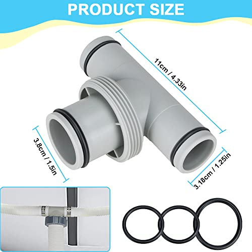 Taixinpower Pool Replacement Dual Split Hose Above Ground Plunger Valve ...