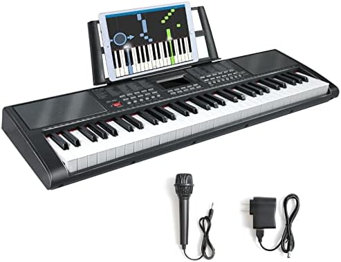 Amazon.com: Keyboard Piano, 61 Key Electric Piano Keyboard for ...