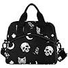 Amazon.com: Skull Cat Moon Gothic Insulated Lunch Bag Reusable Lunch ...