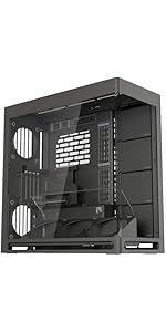 Amazon.com: HAVN HS 420 VGPU Dual-Chamber White ATX Mid Tower PC Case ...