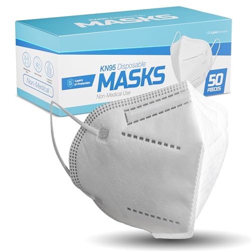 Lyka Distribution KN95 Face Masks - 50 Pack - 5 Layer Protection ...