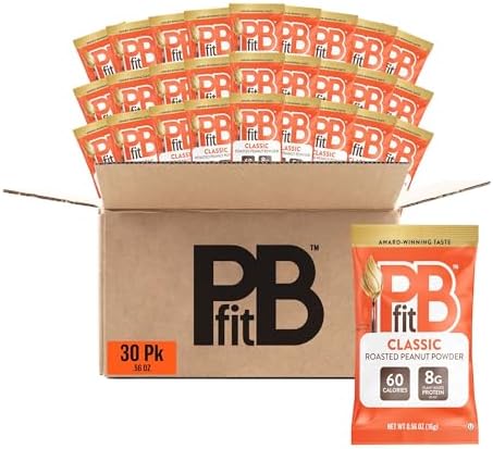 Amazon.com : PBfit Classic Peanut Butter Powder Packets, Powdered ...