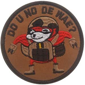 Amazon.com: Do U No De Wae Military Patch Fabric Embroidered Badges ...