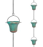 Amazon.com : giole 10 FT Rain Chain for Outside, Rain Chain with 10 Bee ...