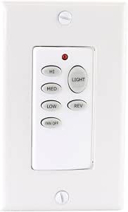 Anderic CHQ9051T / UC9051T Wireless Wall Switch Ceiling Fan Remote ...