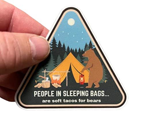 Amazon.com: Funny Camping Outdoor Adventure Die Cut Bumper Sticker ...