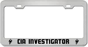 Amazon.com: CIA Investigator Job Work License Plate Frame & Cover Car ...