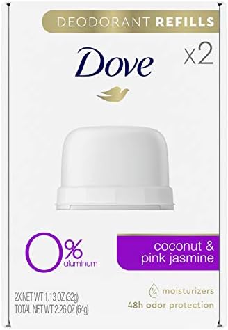 Amazon.com : Dove Deodorant Refills Refill Kit 0 Aluminum Coconut ...