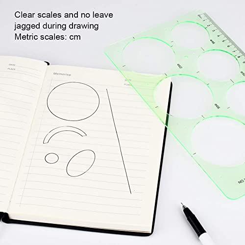 Measuring Templates Circle Stencil,4PCS Geometric Drawing Templates ...