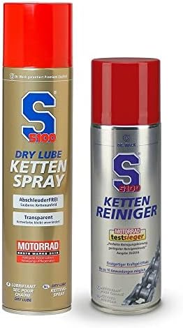 Dr, Wack S100 Kettenspray Dry Lube plus Kettenreiniger Set : Amazon.de ...