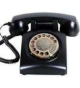 Amazon.com : Retro Rotary Dial Phone Sangyn 1960s Vintage Landline ...