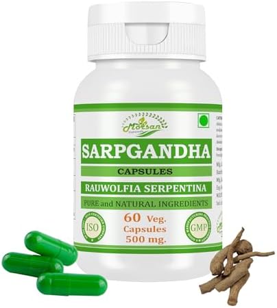 Amazon.com: Morsan Nutraveda Sarpagandha (Rauvolfia serpentina) 500 mg ...