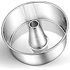Amazon.com: P&P CHEF Angel Food Cake Pan, 10 Inch Cake Pan Round Baking ...