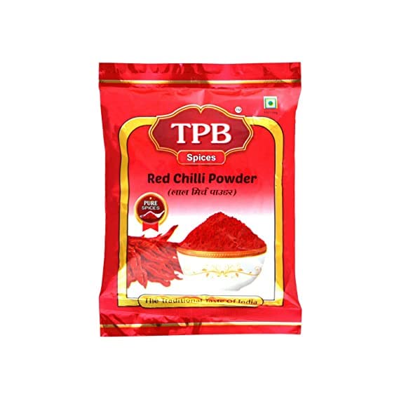TPB Spices Natural 100% Pure Red Chilli Powder -200g | Lal Mrich Powder ...