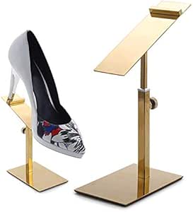 Amazon.com: Greneric 2 Pack Stainless Steel Shoe Rack Sandals Display ...