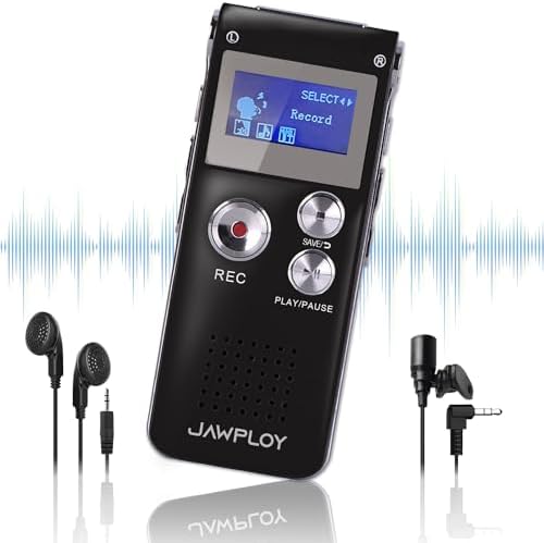 Amazon.com: 128GB Digital Voice Recorder with Playback, Small Voice ...