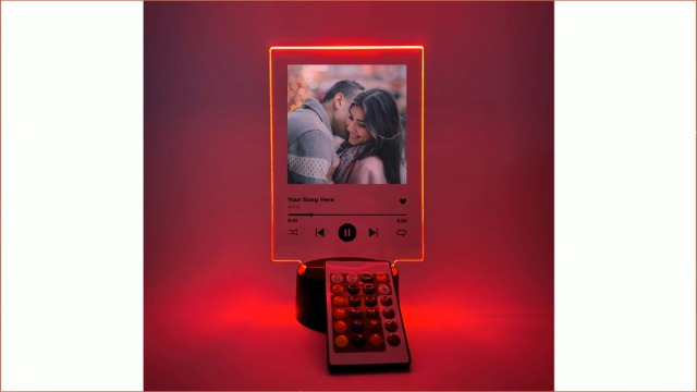 Watch Custom Personalize Photo Song Frame Scannable Code LED Light on ...