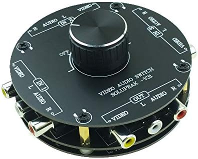 Amazon.com: axGear AV Switch Box Composite Selector 8 Port RCA Audio ...